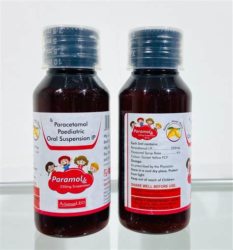 Paramol 60ml Syrup At ₹ 4032bottle Ahmedabad Id 25601273230