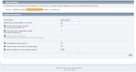 Configure Basic Options In SMF SMF Tutorial FastComet