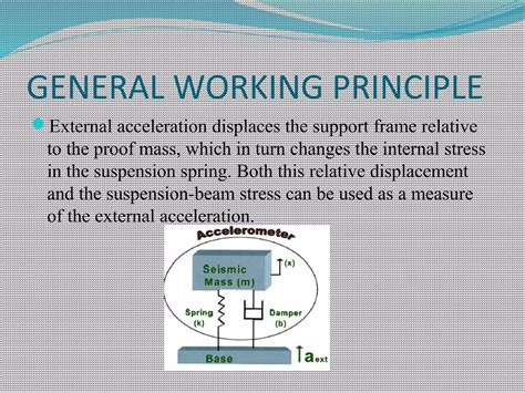 MEMS CAPACITIVE ACCELEROMETER PPT Physics Science