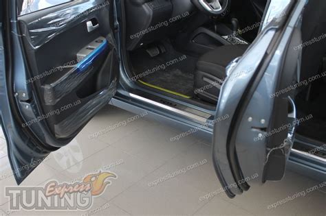 Накладки на пороги Киа Рио 3 (защитные накладки Kia Rio 3) - Купить ...