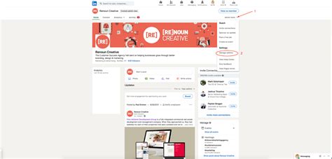 how to add a user to a linkedin business page renoun creative