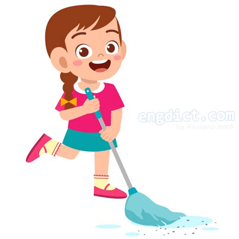 sweep the floor (สวีพ เธอะ ฟลอ) แปลว่าอะไร? ดูความหมาย ภาพประกอบ ...