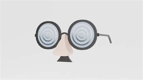 Joke Glasses 3d Model Cgtrader