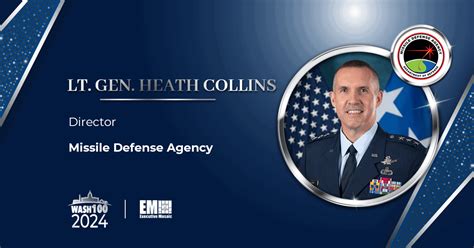 Mda Director Lt Gen Heath Collins Bags 1st Wash100 Win For