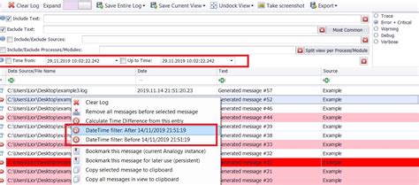 add date time option to filter the messages requested by carmit