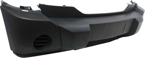 2007 2009 Dodge Nitro Front Bumper Cover Textured Wout Fog Lamp Hol