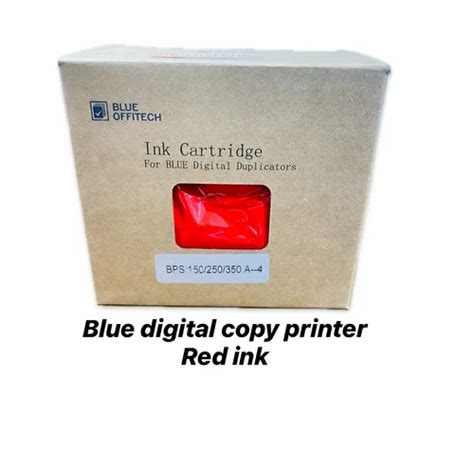 Blue Digital Duplicator Bps 150 Ink At ₹ 1650piece Blue Digital