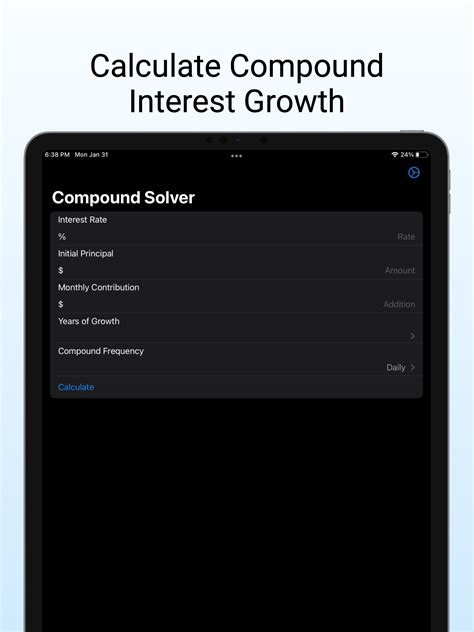 Compound Interest Solver