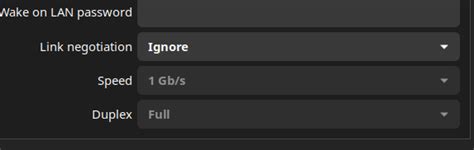 Network Interface Ethernet Link Negotiation Manual Vs Ignore Unix Linux Stack Exchange