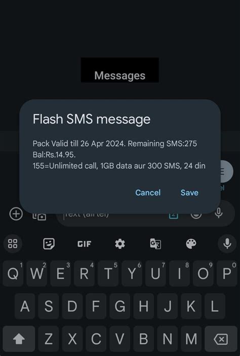 how to stop these irritating flash messages sim i m using is airtel
