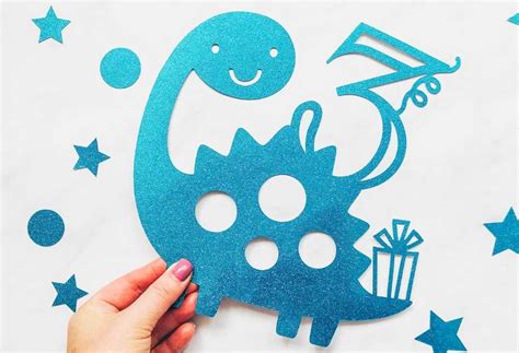 Dinosaur Cake Topper Printable