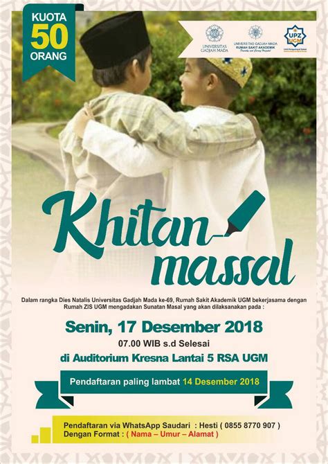 Khitan Massal 2018 Rumah Zis Ugm