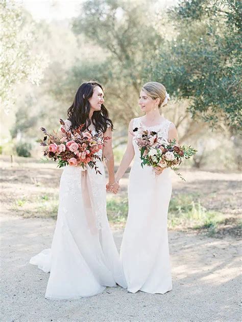 Romantic Same Sex Wedding At Rancho Valencia Hautefetes