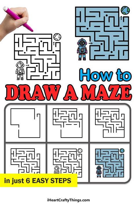 How To Draw A Maze A Step By Step Guide How To Draw Games Easy Maze Drawing How To Draw A