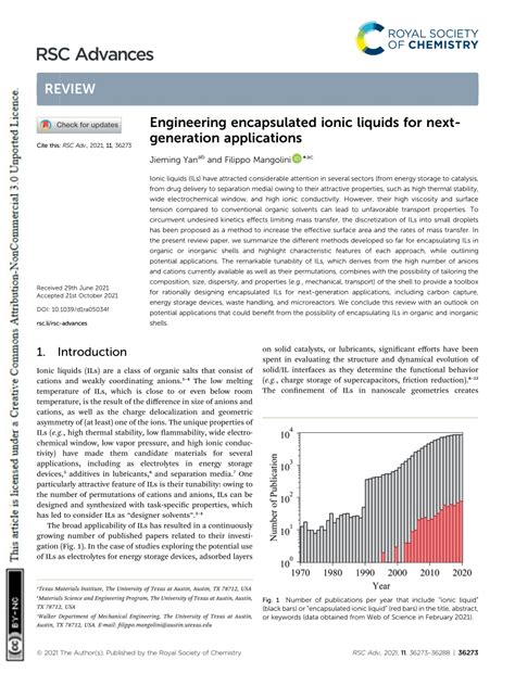 Pdf Engineering Encapsulated Ionic Liquids For Next Generation