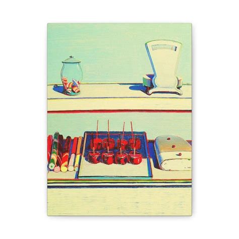 Candy Counter Wayne Thiebaud Canvas Art Etsy