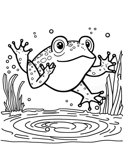 Fun Free Frog Coloring Pages To Print Printables For Everyone