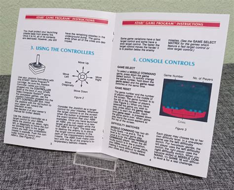 Atari Vcs 260026007800 Game Missile Command Bommodore