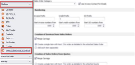 Displaying Invoices And Credit Notes Clik