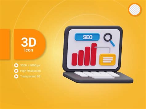 Premium Psd 3d Seo Report Icon Premium Psd 3d Seo Report Icon