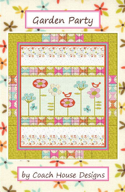 Garden Party Downloadable Pdf Quilt Pattern Coach House Designs Us