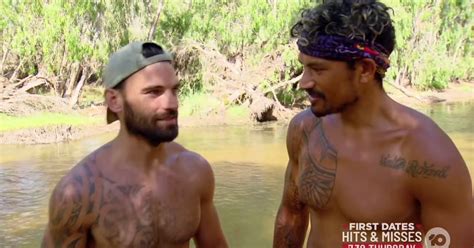 Auscaps Josh Millgate Mark Wales Jordan Schmidt Jesse Hansen And Jordie Hansen Shirtless In