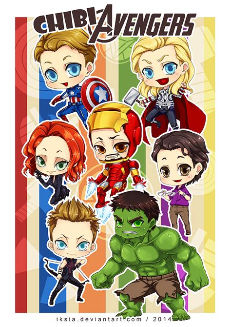 Chibi Marvel Avengers