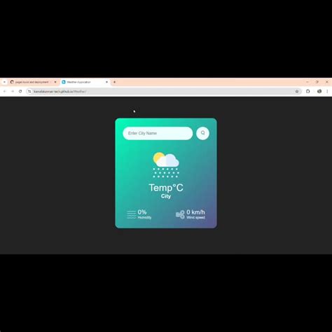 Kamalakannan A On Linkedin Webdevelopment Weatherapi Bharatintern