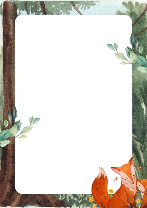 Forest Page Border