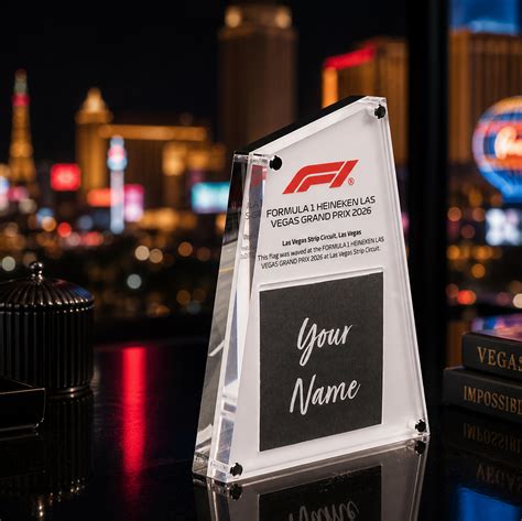 2026 Las Vegas Grand Prix Chequered Flag Own A Piece F1 Authentics
