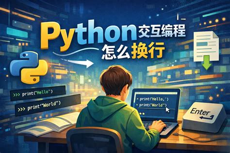 Python交互编程怎么换行 Python交互编程怎么换行