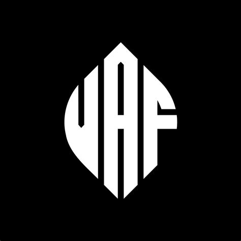Vaf Circle Letter Logo Design With Circle And Ellipse Shape Vaf