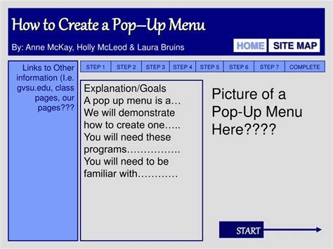 ppt how to create a pop up menu powerpoint presentation free