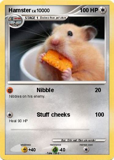 Pokémon Hamster 481 481 Nibble My Pokemon Card