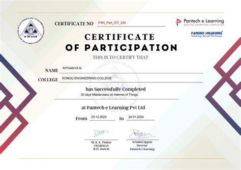 completed my master class on iot rithanya n posted on the topic