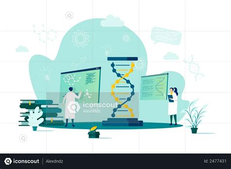 Dna Sequence Cloning And Recombination Biotechnology Illustration