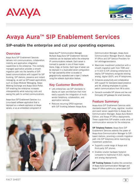 avaya aura sip enablement services pdf session initiation protocol