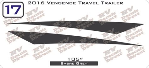 Vengeance Forest River 5th Wheel Replacement Rv Decals And Graphics