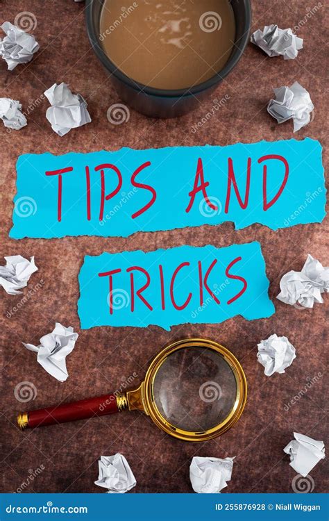 Text Caption Presenting Tips And Tricks Helpful Advices That Makes