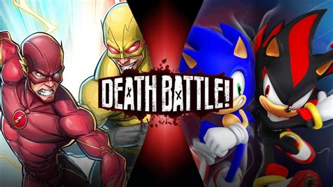 Flash And Reverse Flash Vs Sonic And Shadow By Lolma67 On Deviantart