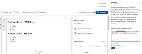 How To Embed Html Code Into Sharepoint Microsoft Community