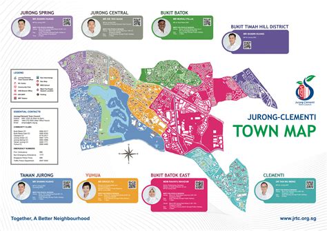 Our Town Map Jurong Clementi Town Council
