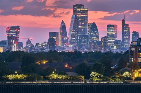London Skyline Sunset
