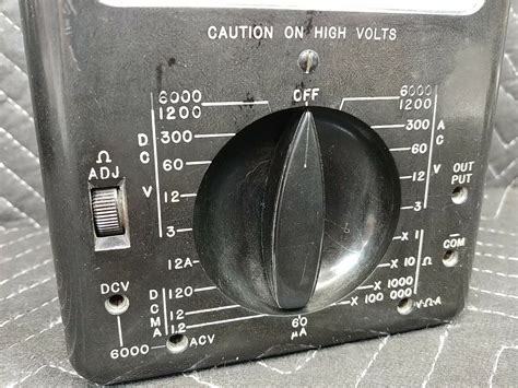 Triplett Model 630 Vintage Multimeter Ineedths