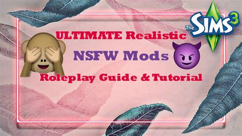 Ultimate Realistic Nsfw Mods In The Sims 3 Guide And Tutorial Youtube