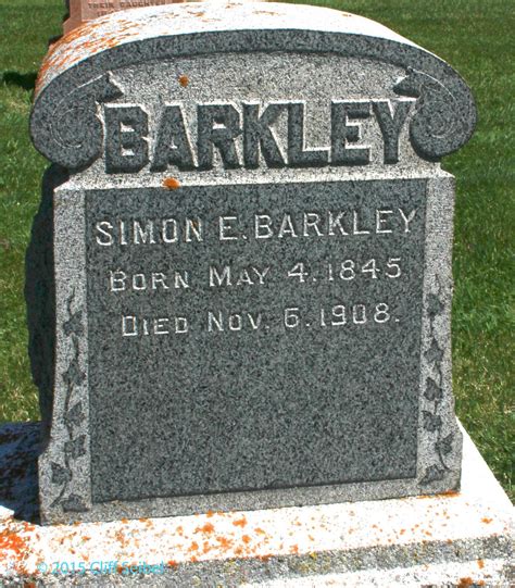 Simon Eli Barkley 1845 1908 Find A Grave äreminne