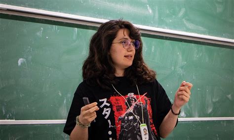 Niloufar Fuladi Gave A Talk On How To Find A Short Canonical Decomposition Of A Non Orientable