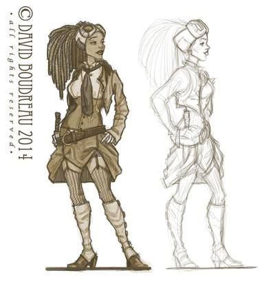 The Art of David Boudreau | Sketches, Character design sketches, Concept design