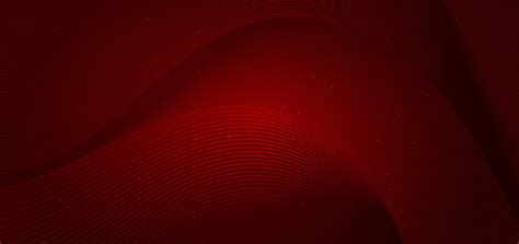 Abstract Background Horizontal Wave Lines Design And Pattern On Red