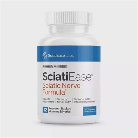 Sciati Ease Sciatic Nerve Health Supplement Formula 120 Capsules Etsy